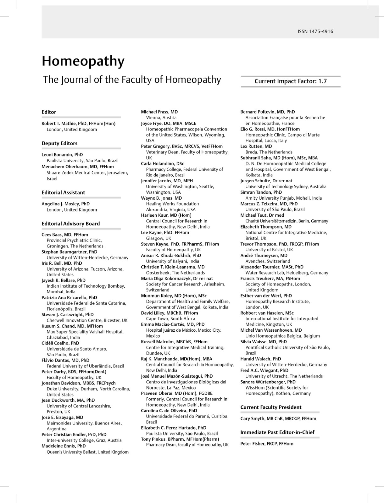 Homeopathy - Thieme Publisher China